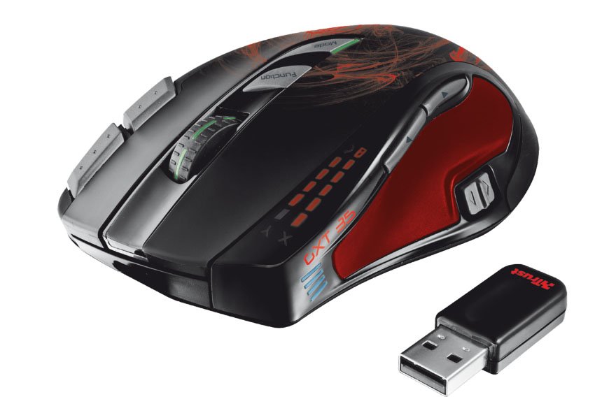 Trust GXT 35 Wireless Laser Gaming Mouse - Recensione - Mouse ...
