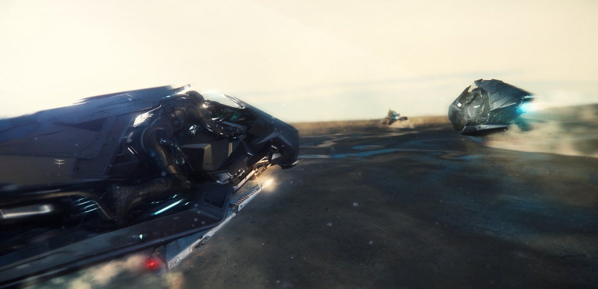 Due nuovi video per Star Citizen mostrano effetti e la Nox Space Bike ...