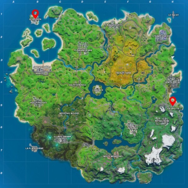 Fortnite Capitolo 2 Stagione 2, cerca forzieri presso la Grotta o lo ...
