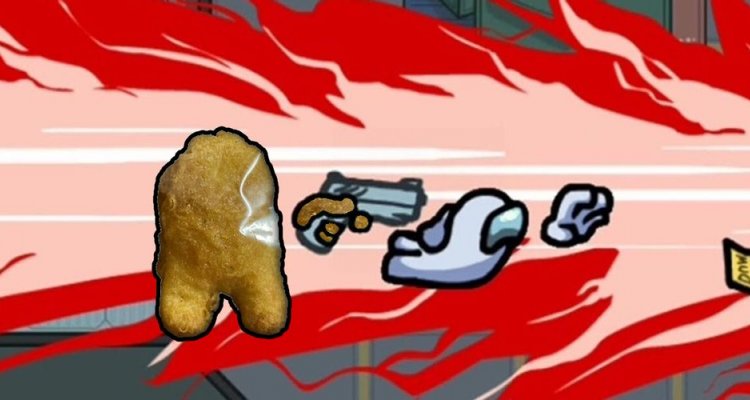 Among Us: il Chicken McNugget da 100.000 trasformato in un vero ...