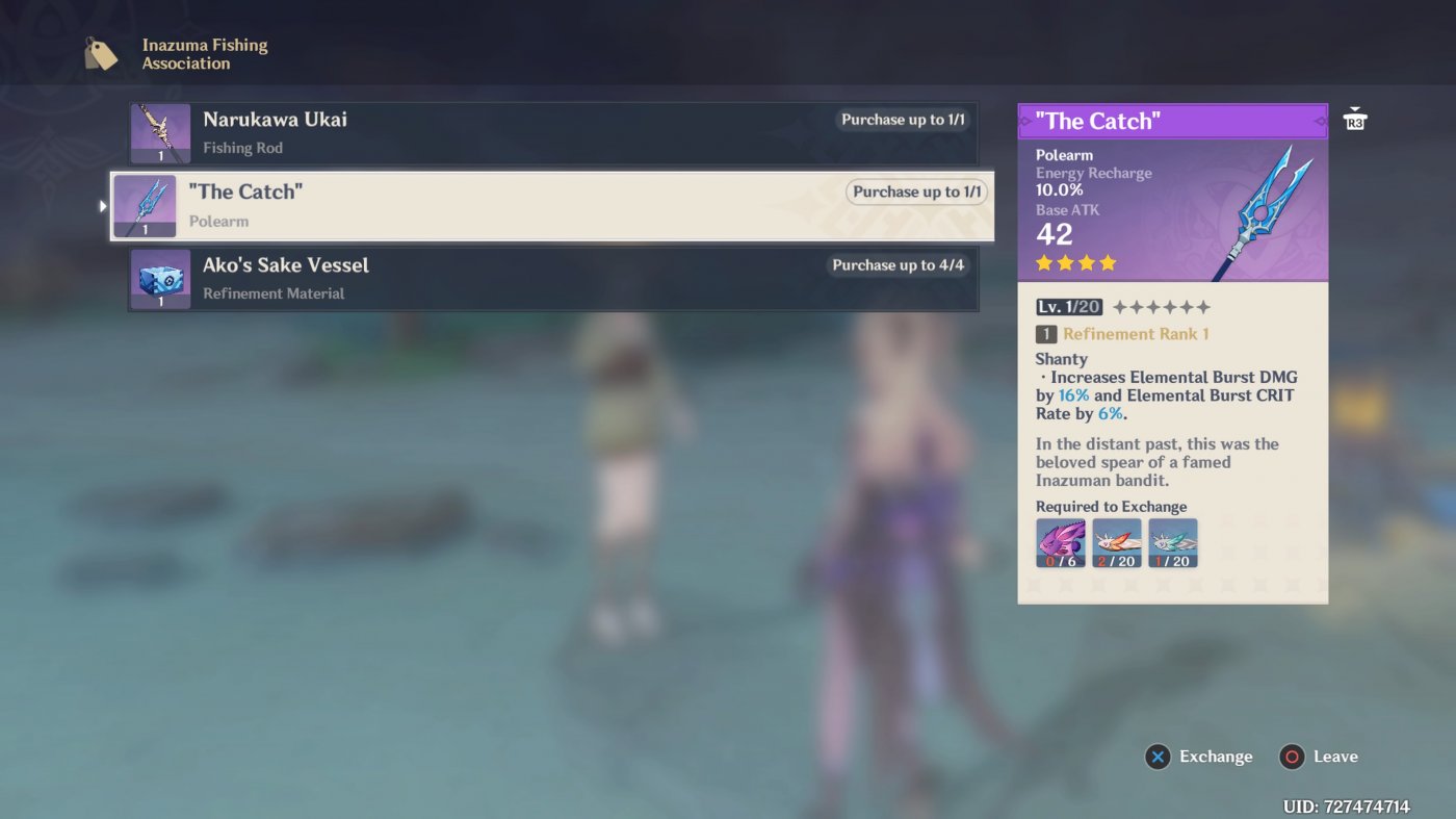 Genshin Impact Guida: come ottenere gratis l'arma 'The Catch' con la ...