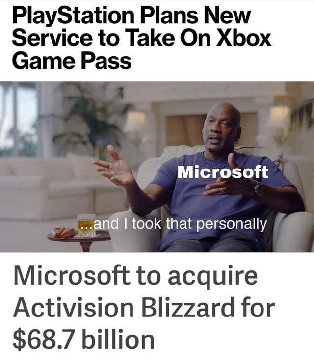 Microsoft e Activision: i meme più divertenti dei social sull ...