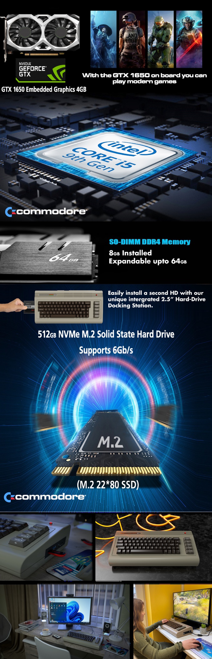 Commodore 64x, lanciata la campagna Kickstarter di un PC con la forma ...