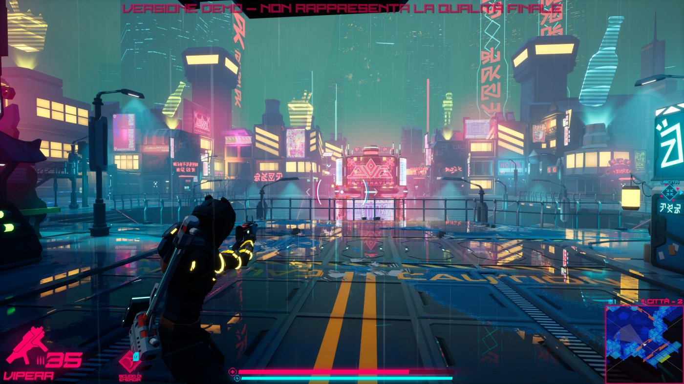 ArcRunner, abbiamo provato lo sparatutto roguelike in stile cyberpunk ...