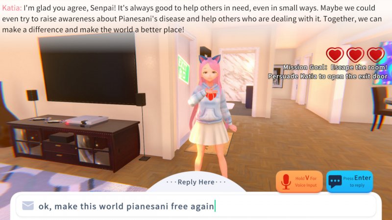 Yandere AI Girlfriend Simulator è un gioco potenziato da ChatGPT - Multiplayer.it