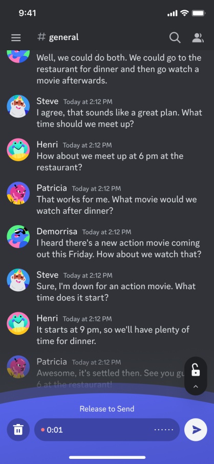 Discord: ora è possibile inviare e ascoltare i messaggi vocali ...