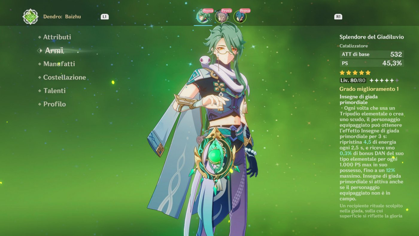 Genshin Impact: le migliori build per Baizhu, manufatti, armi e team - Multiplayer.it