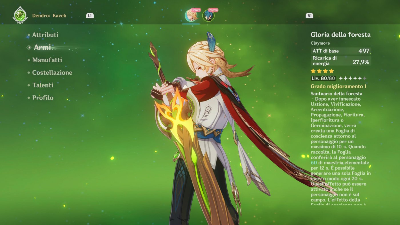 Genshin Impact: le migliori build per Kaveh, manufatti, armi e team - Multiplayer.it