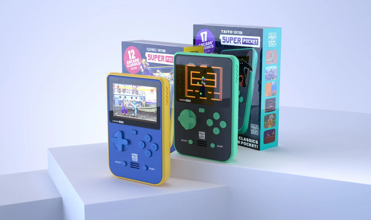 Evercade lancia la nuova retro-console portatile Super Pocket, con ...