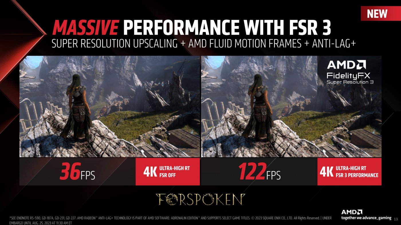 AMD: il FidelityFX Super Resolution 3 (FSR 3) è finalmente realtà! Ecco ...