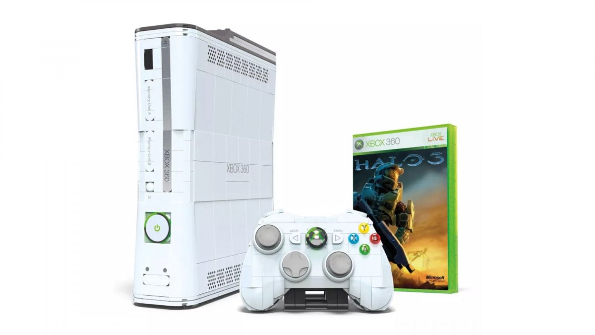 Xbox 360, replica in mattoncini di plastica nel MEGA Building Set ...