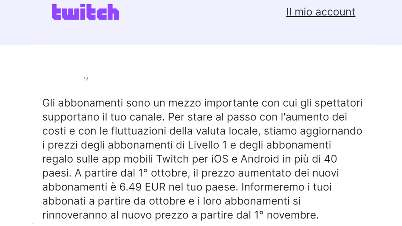 Twitch sta alzando il prezzo degli abbonamenti da mobile… di nuovo ...