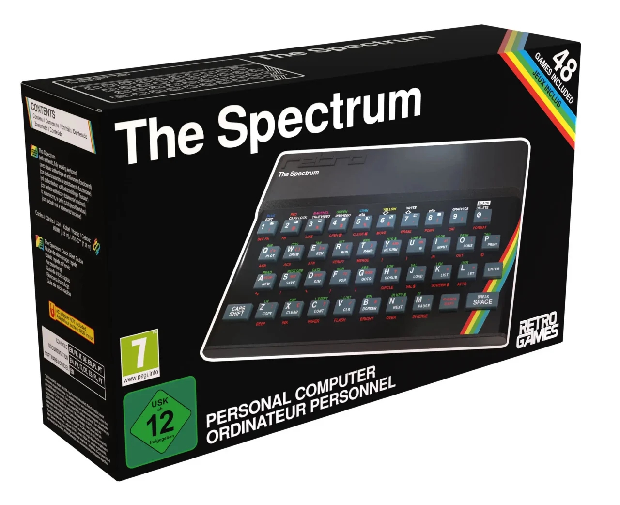 The Spectrum uscirà con 48 giochi preinstallati e i mitologici tasti di ...
