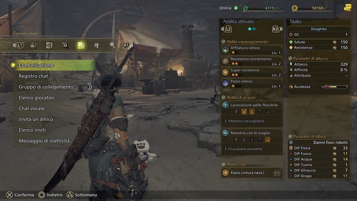 Monster Hunter Wilds ha migliorato anche menu e interfaccia ...