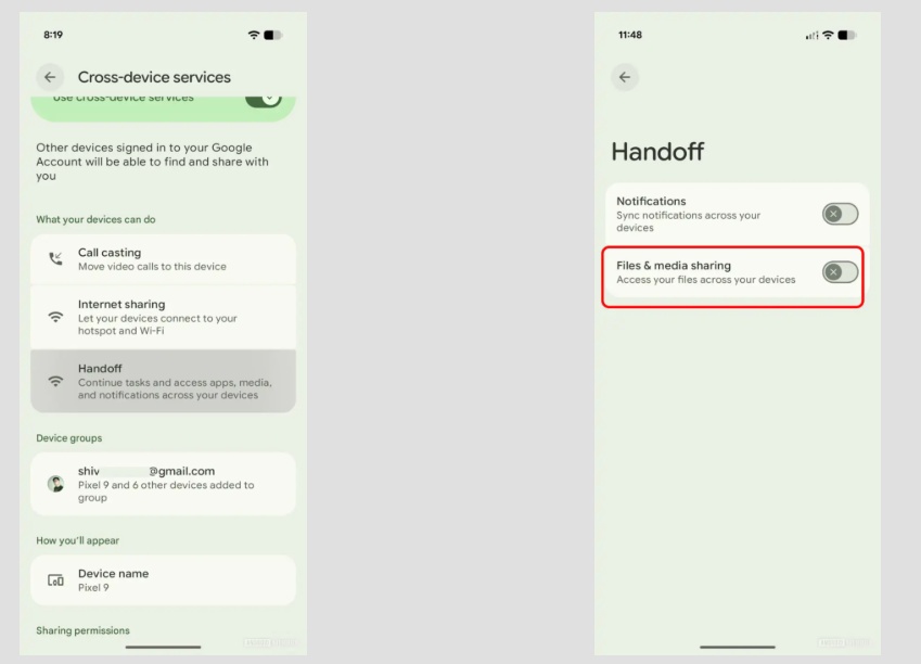 Android Handoff: emergono nuove funzioni per condividere app, notifiche ...