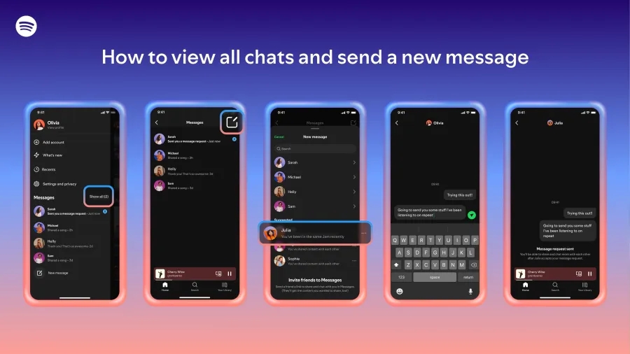 Arrivano i messaggi diretti su Spotify: ecco come funzionano ...