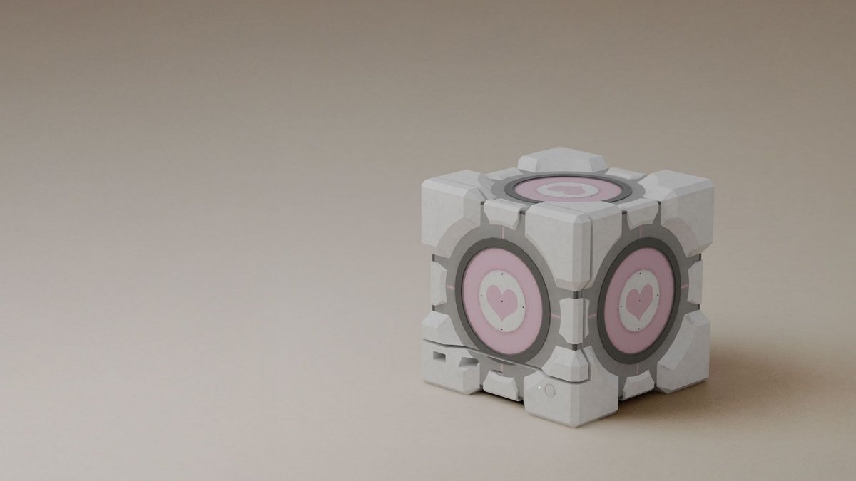 Steam Machine diventa il Companion Cube di Portal con questa skin in ...