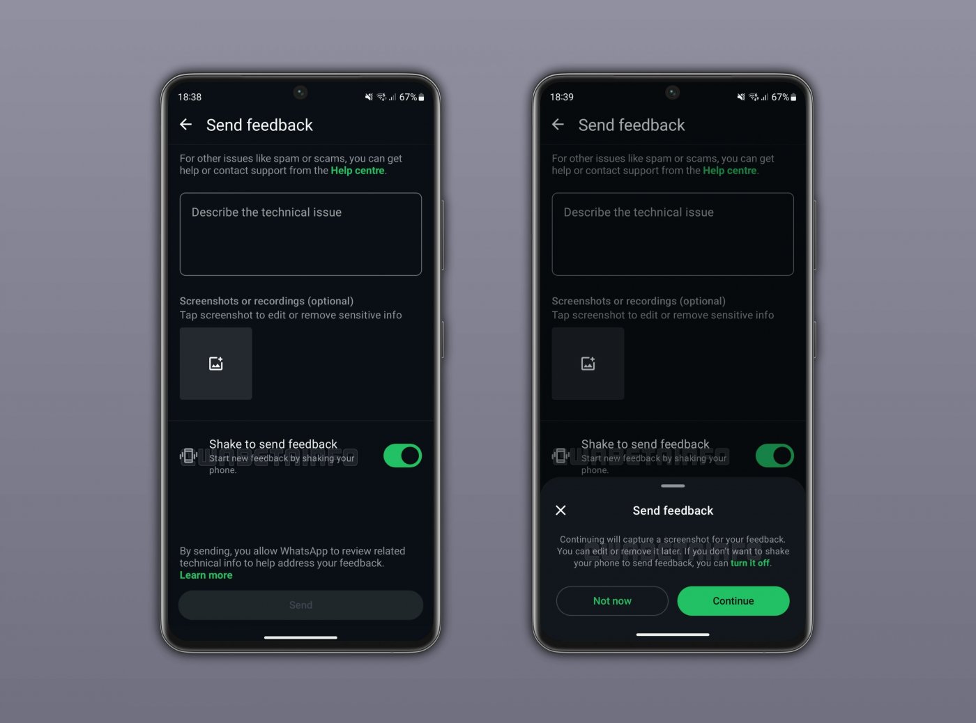 WhatsApp introduce la funzione “Shake-to-Report”: basta scuotere il ...