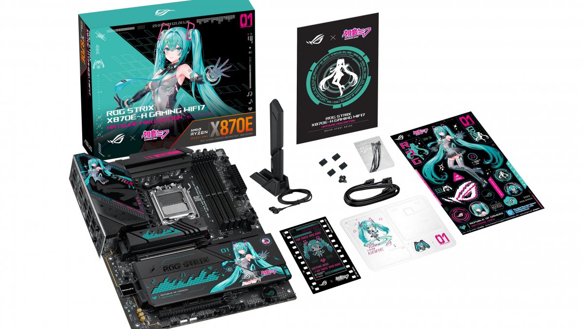 ASUS ROG amplia la linea Hatsune Miku: c'è anche una GPU NVIDIA GeForce ...