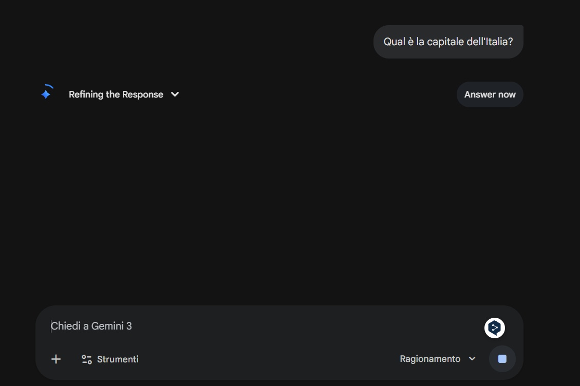 Gemini introduce "Answer Now", un nuovo pulsante per ottenere risposte ...