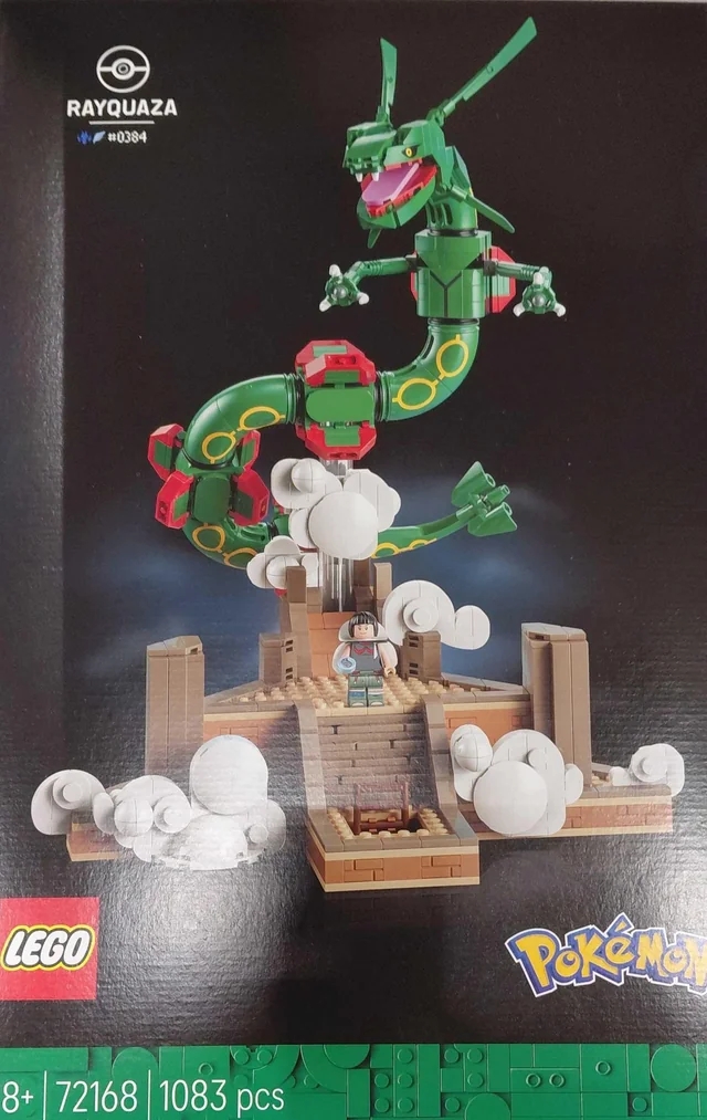 Emergono nuovi dettagli sul set LEGO Pokémon 72168 Rayquaza ...